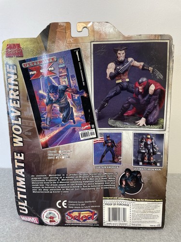 Marvel Select Ultimate Wolverine Collectors Action Figure Magneto X-Men ...