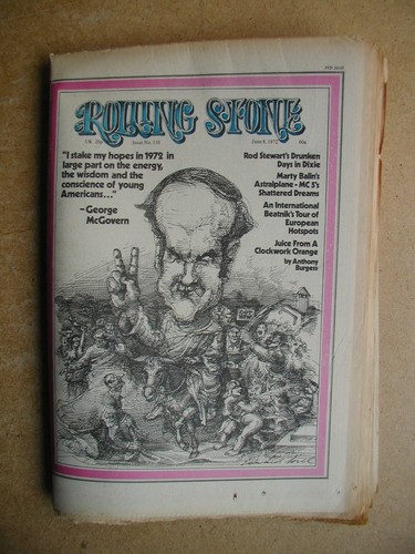 Rolling Stone. #110. June 8, 1972. Hunter S Thompson, Rod Stewart ...