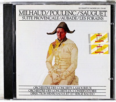 Milhaud Suit Provencale Poulenc Aubade / Sauguet CD | eBay Australia