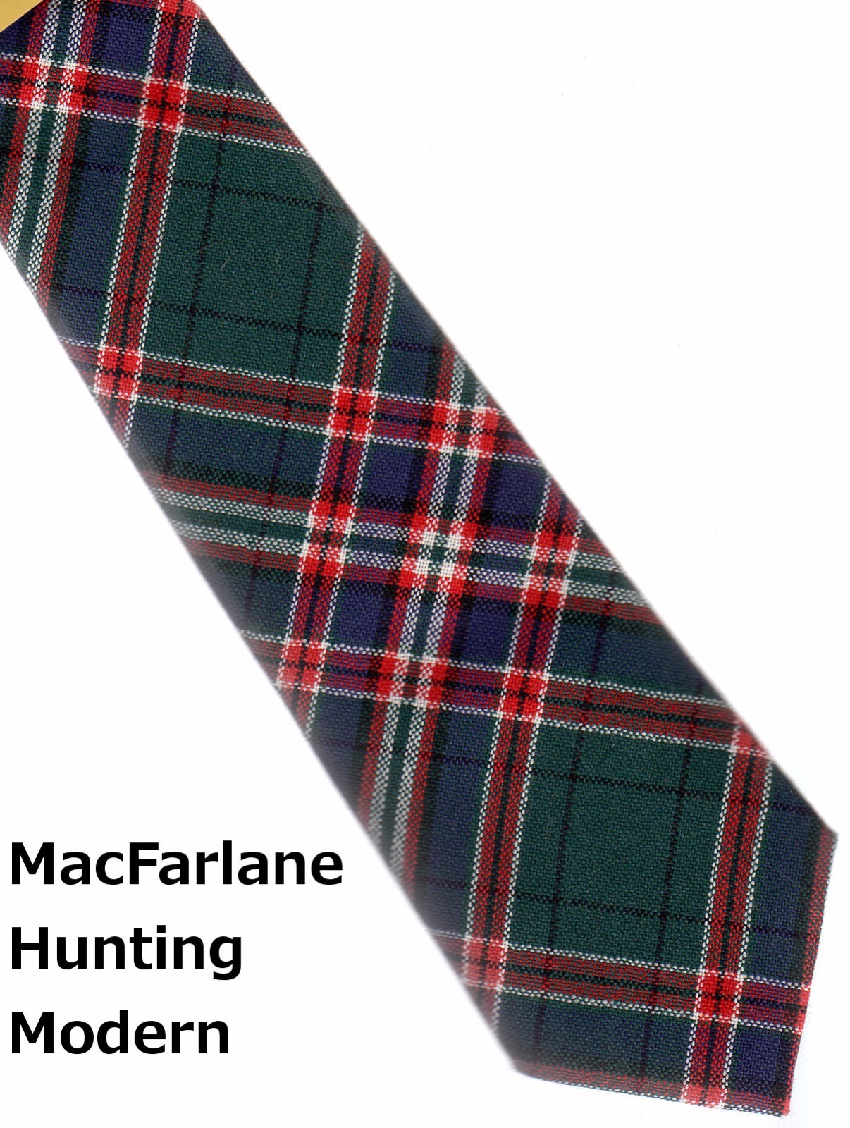 Tartan Tie Clan MacFarlane Scottish Wool Plaid | eBay
