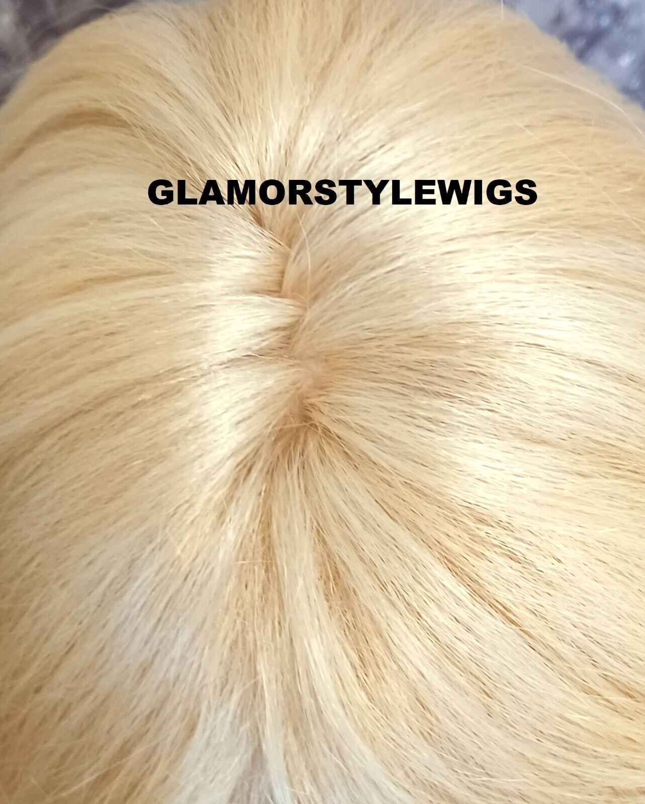 FULL WIG LONG WAVY LAYERED SKIN SIDE PART BLEACH BLONDE HEAT OK #613 ...