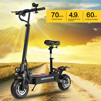 Q7 Pro Dual Motor 3200W 52V 19AH Electric Scooter Adult 70KM/Hour With ...