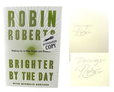 Brighter By the Day Robin Roberts SIGNED 1st Edition 1st Printing Book ...