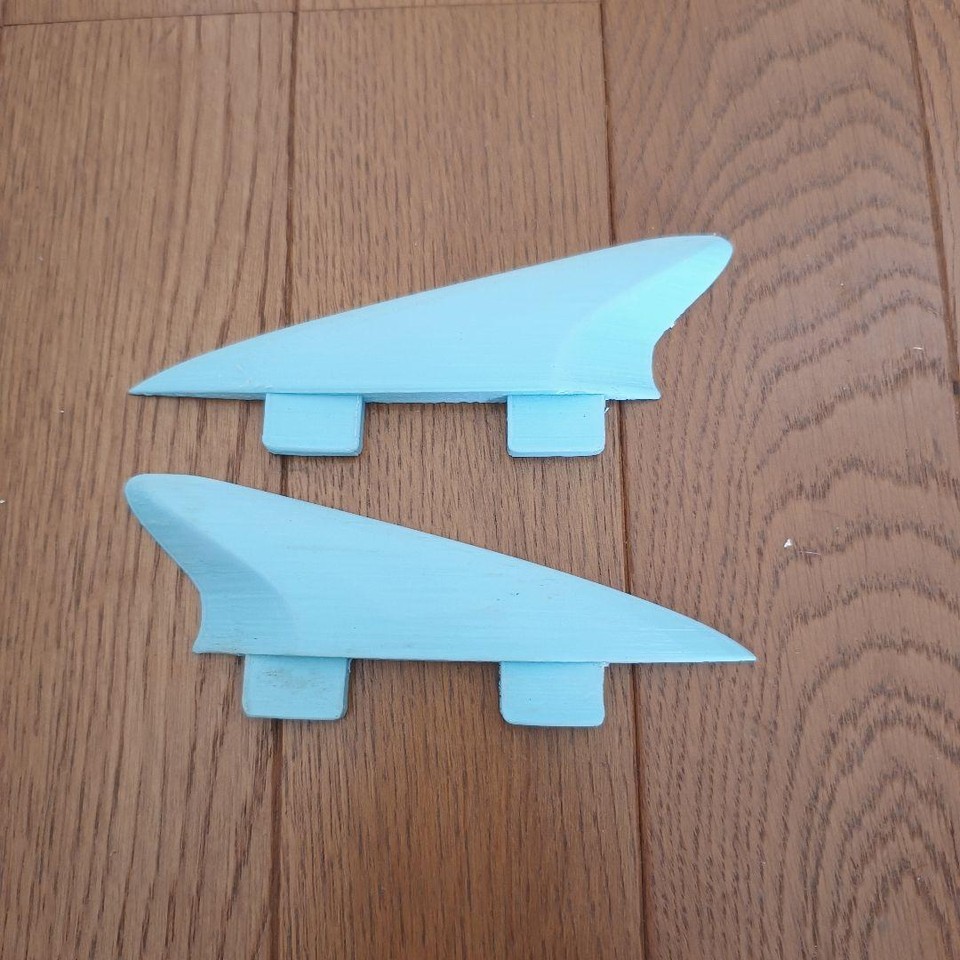 Bonzer Fin FCS Light Blue Surfboard Fin - Original Design, New ...
