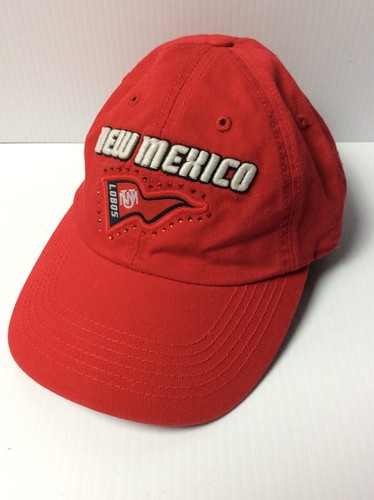 New Mexico Lobos Hat Red Adjustable UNM Baseball Cap H006 | eBay