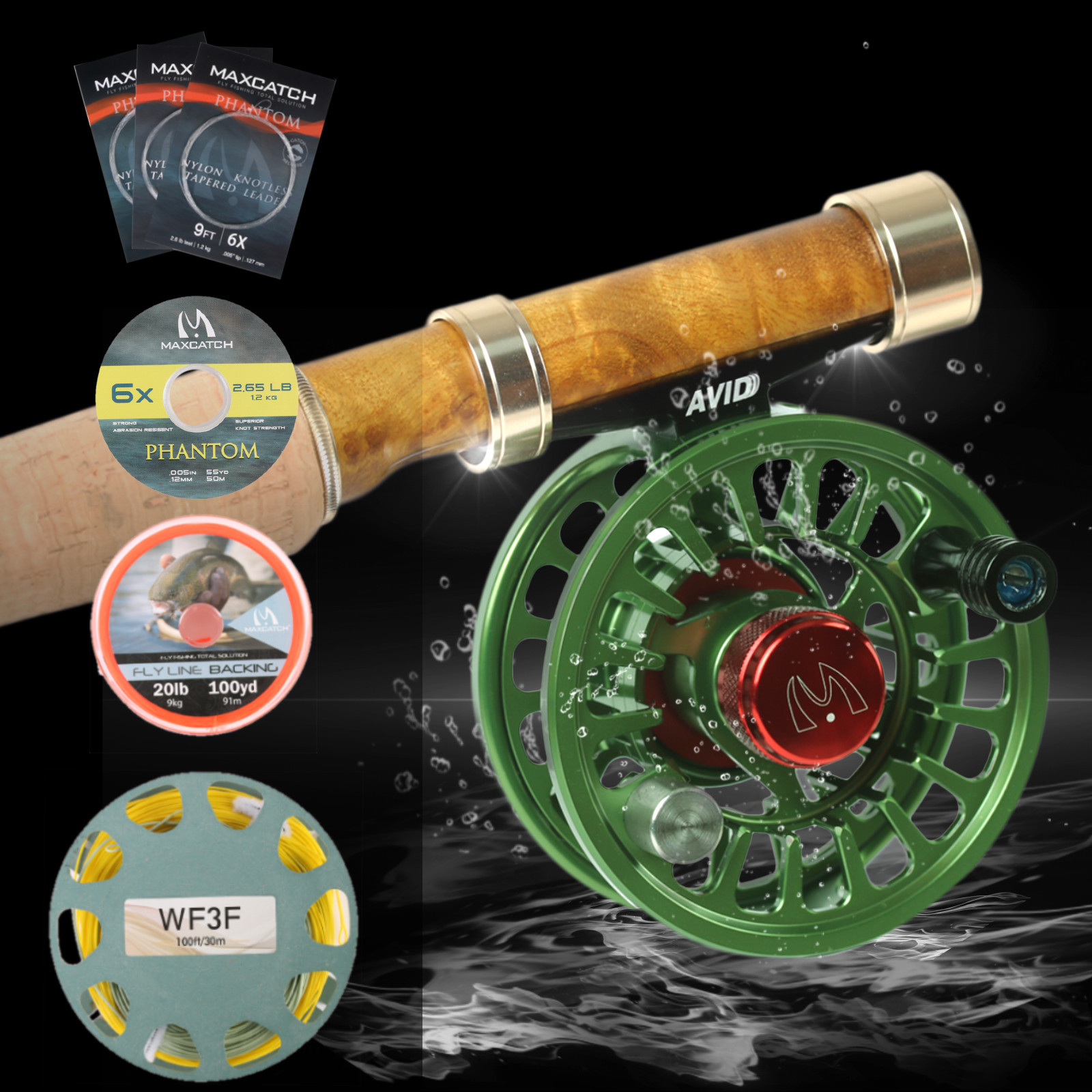 Maxcatch Fly Rod and Reel Outfit/Combo Complete Full Kit For Small ...