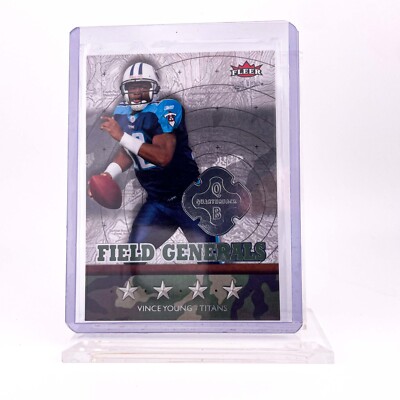 Vince Young - 2007 Fleer Ultra - Field Generals Insert - Tennessee ...