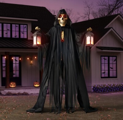 NEW - Member's Mark 10 ft. Pre-Lit Skeleton Reaper Arch | eBay