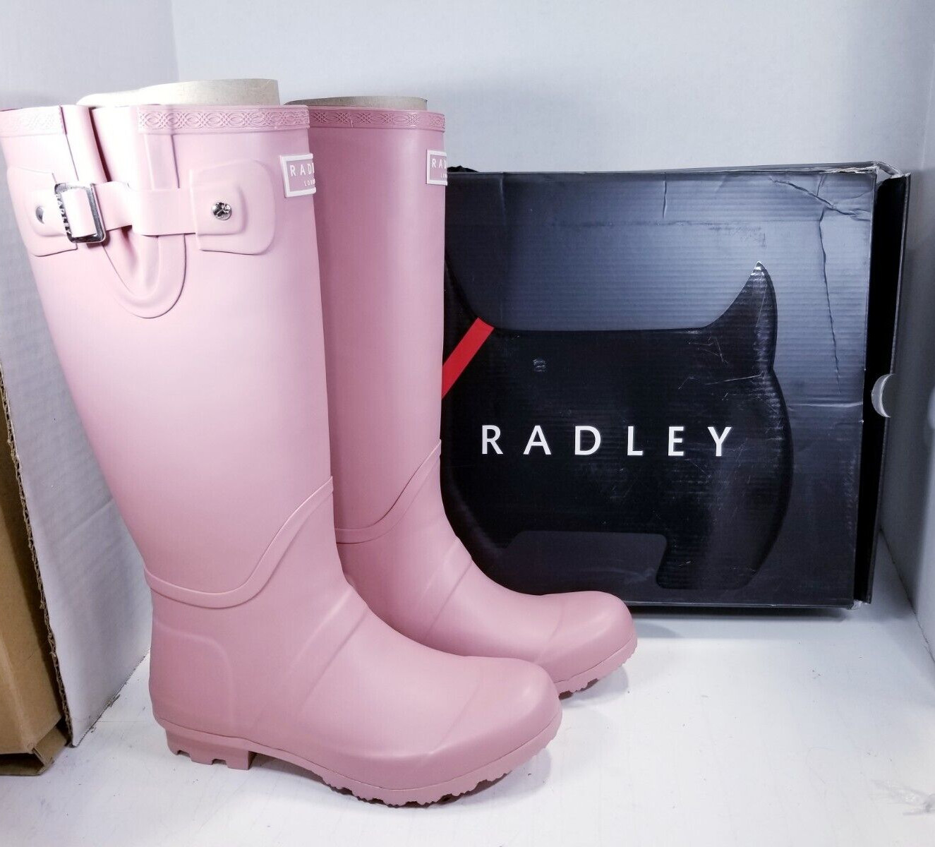 RADLEY LONDON Alba Long Wellington Boots In Matt Fest… - Gem