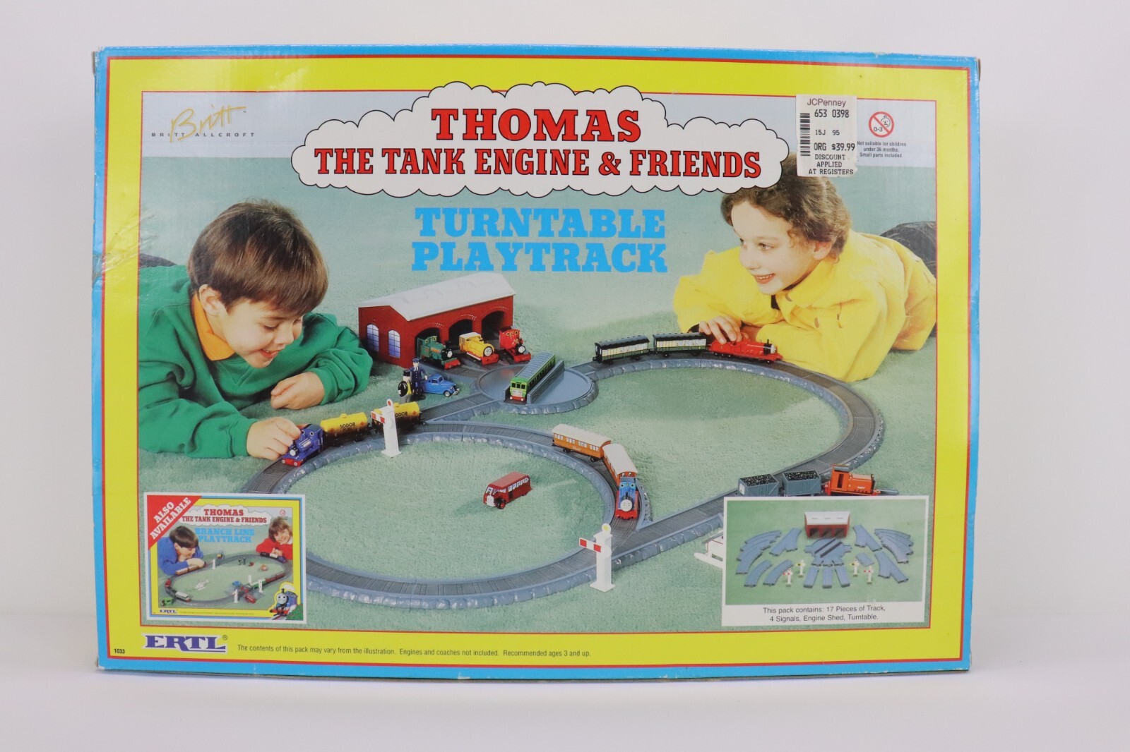 Thomas The Tank Engine Friends Turntable Playtrack 1996 Ertl 100% ...