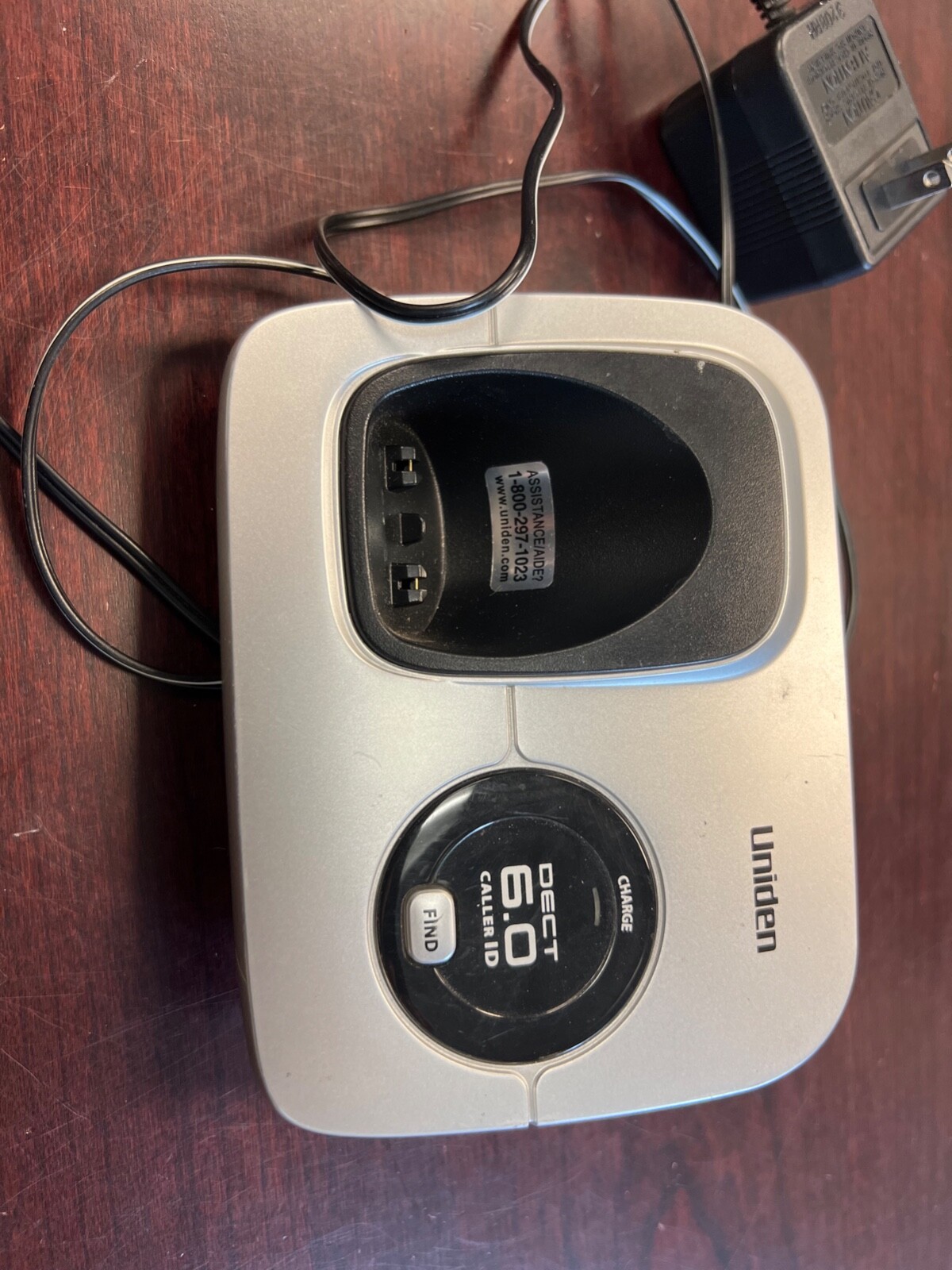 Uniden DECT1560 Cordless Telephone DECT 6.0 Base, Handset Battery ...