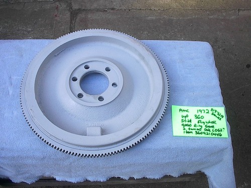 Amc V-8 1972-1978 360 engine stick flywheel simular to 3197219 amx ...