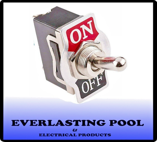 Silver Toggle Switch 2 Pin On / Off 15A 125VAC / 10A 250VAC Quality ...