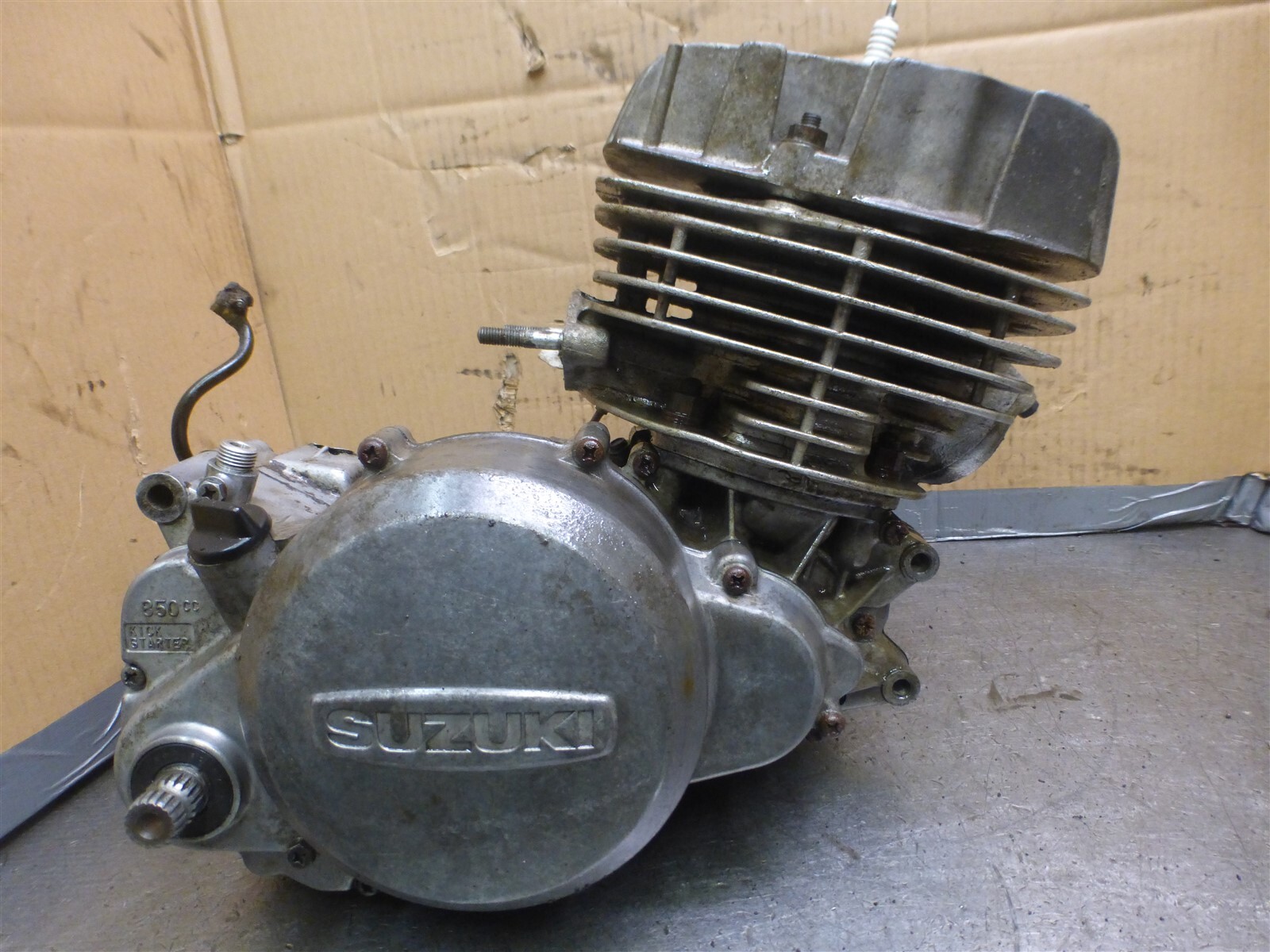 1974 Suzuki TS250 SM449! engine motor good compression | eBay