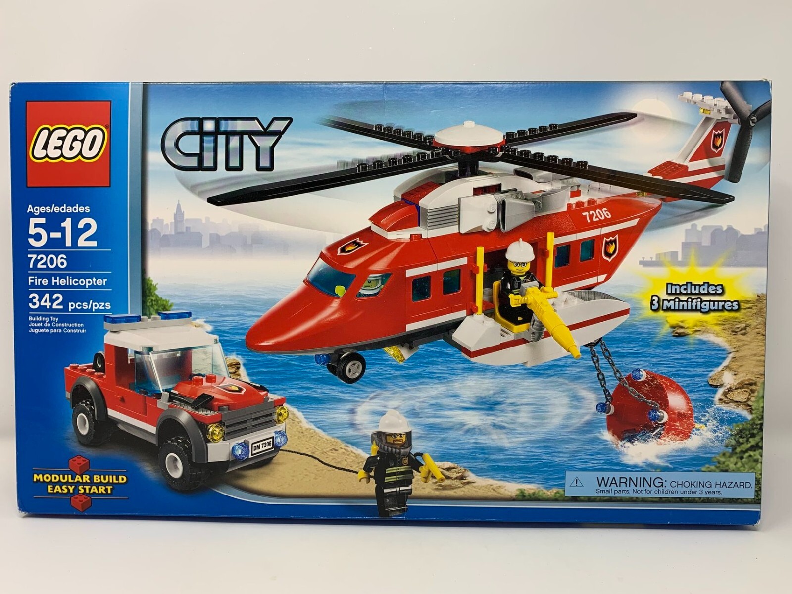 LEGO CITY: Fire Helicopter (7206) for sale online | eBay