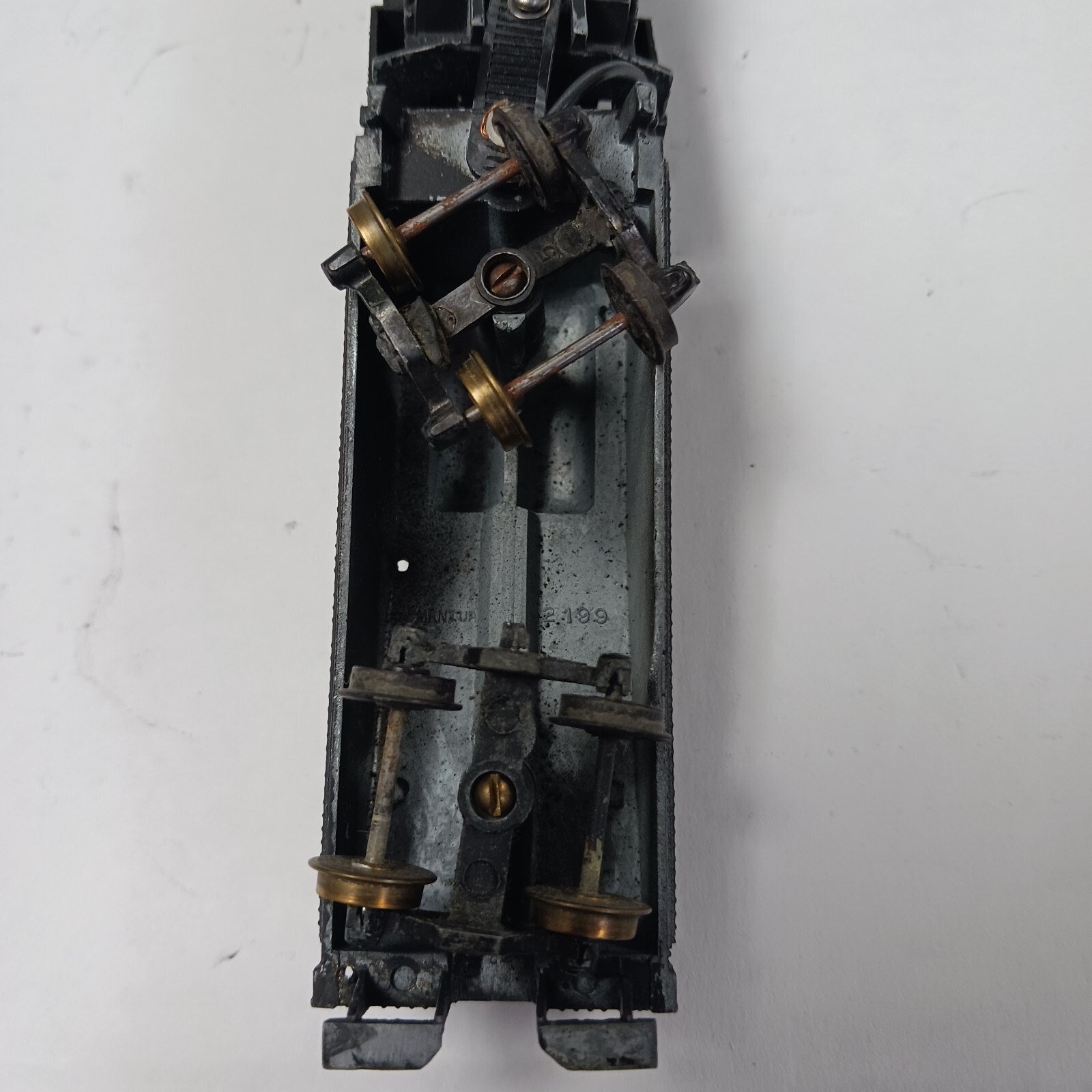 MANTUA LOCOMOTIVE and COAL CAR 2199 old HO model railroad TRAIN 0-4-0 ...