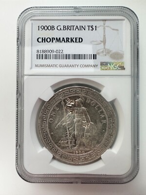 1900B GREAT BRITAIN SILVER British TRADE DOLLAR NGC CHOPMARKED | eBay