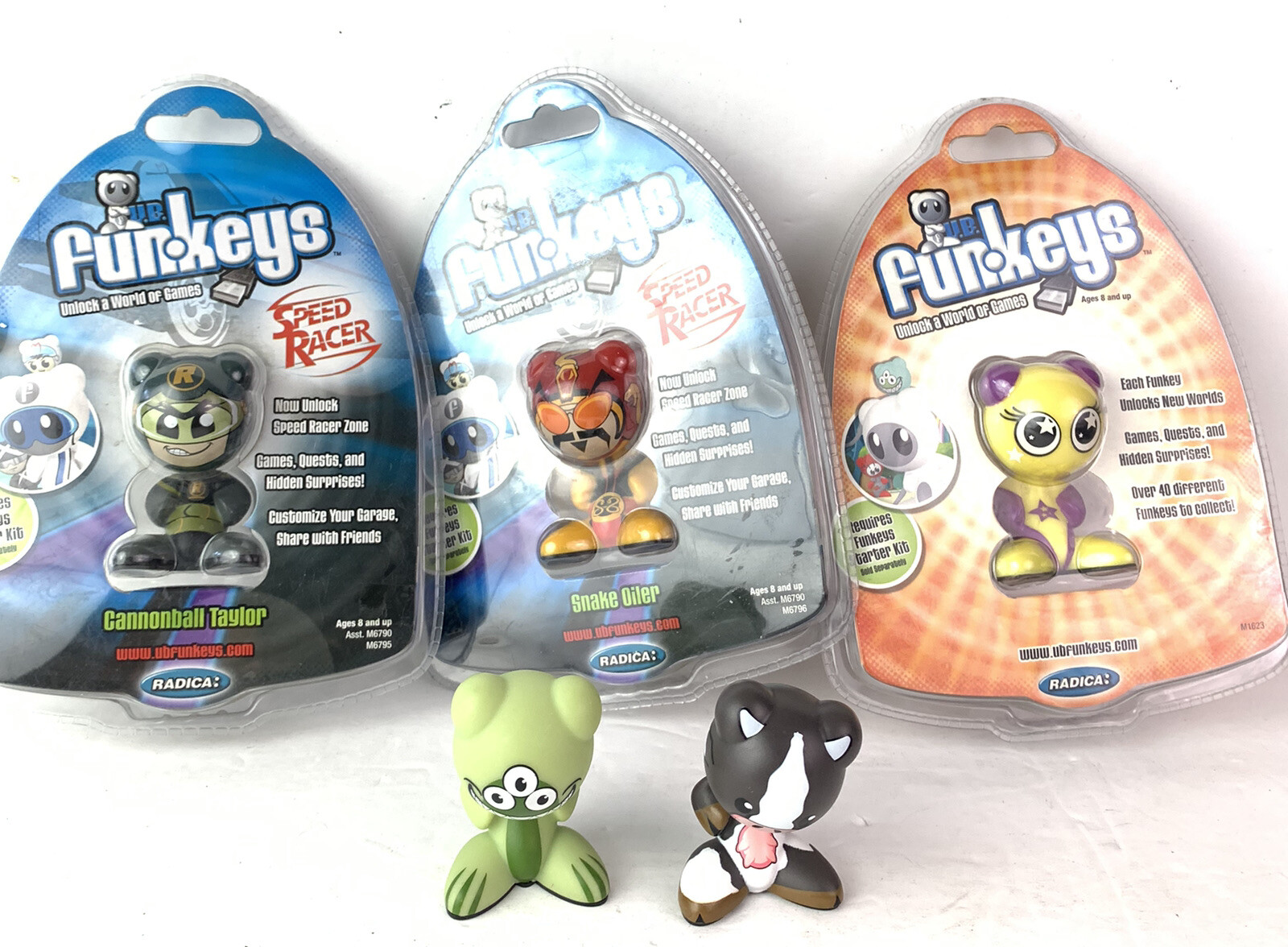 U.B. Funkeys Figures Mixed Lot Of 5 New And Used | eBay
