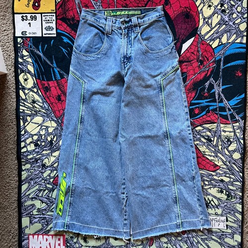 VINTAGE GRAIL JNCO 1990s Sequencers Size 28x30 RARE! great Fit Open To ...