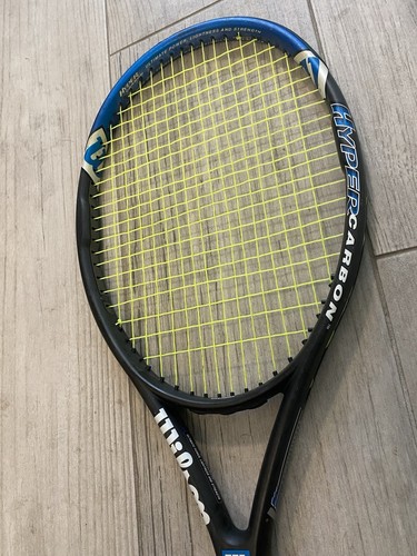 WILSON HYPER HAMMER CARBON 4.3 Tennis Racket 4 3/8" Grip 110 Square ...