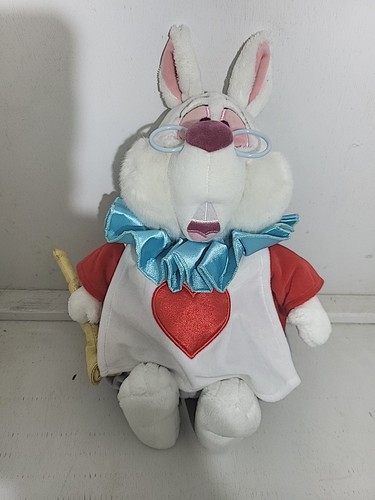 16" Authentic The Disney Store Exclusive White Rabbit Plush Fast ...
