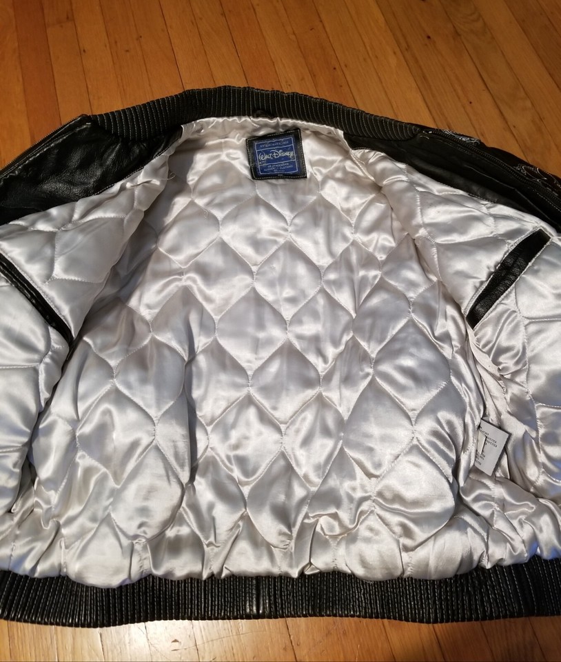 Vintage Walt Disney Mickey Mouse Leather Jacket Men's 2X XXL | eBay