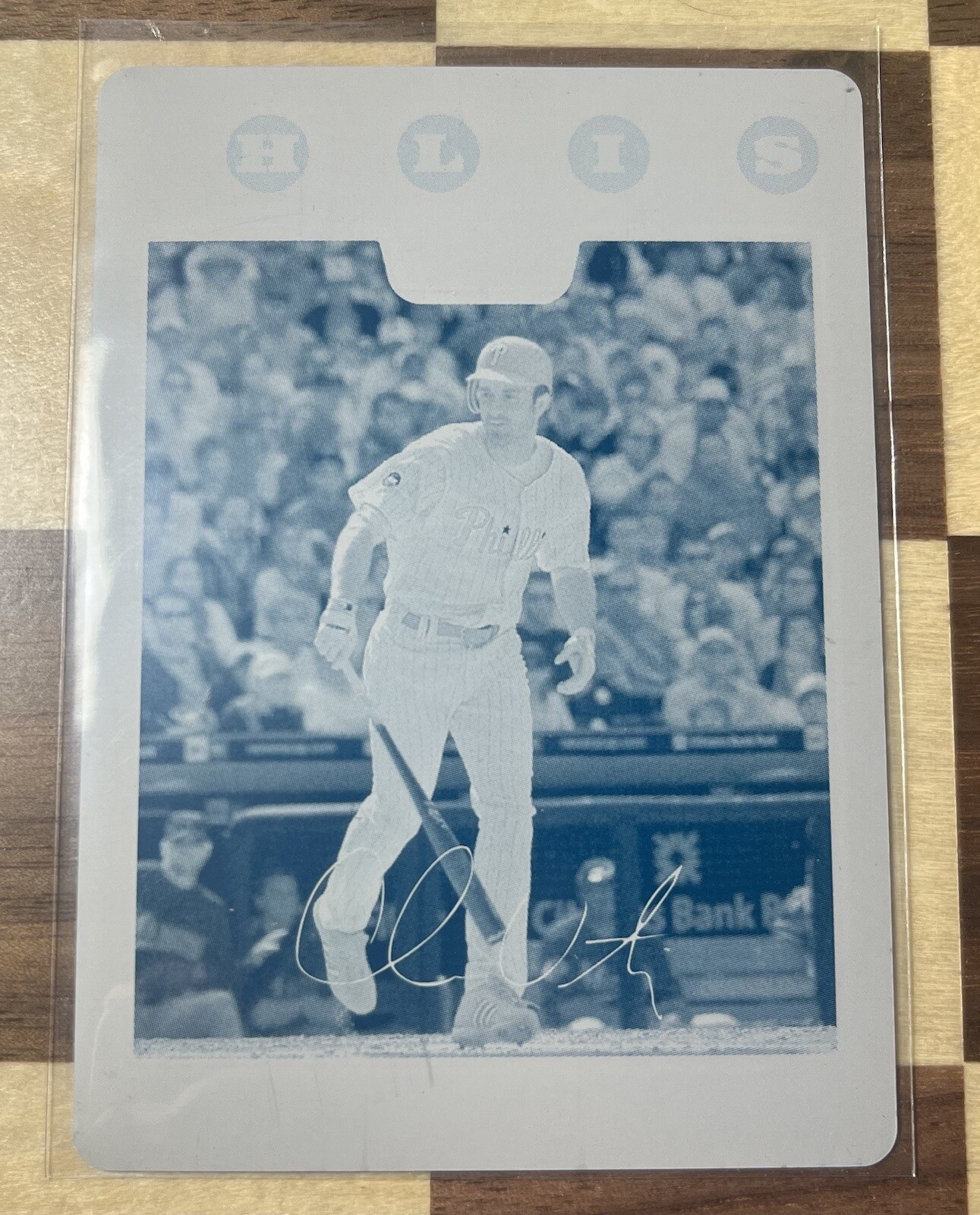 2008 Topps Opening Day - Printing Plate Cyan #75 Chase Utley /1 for ...