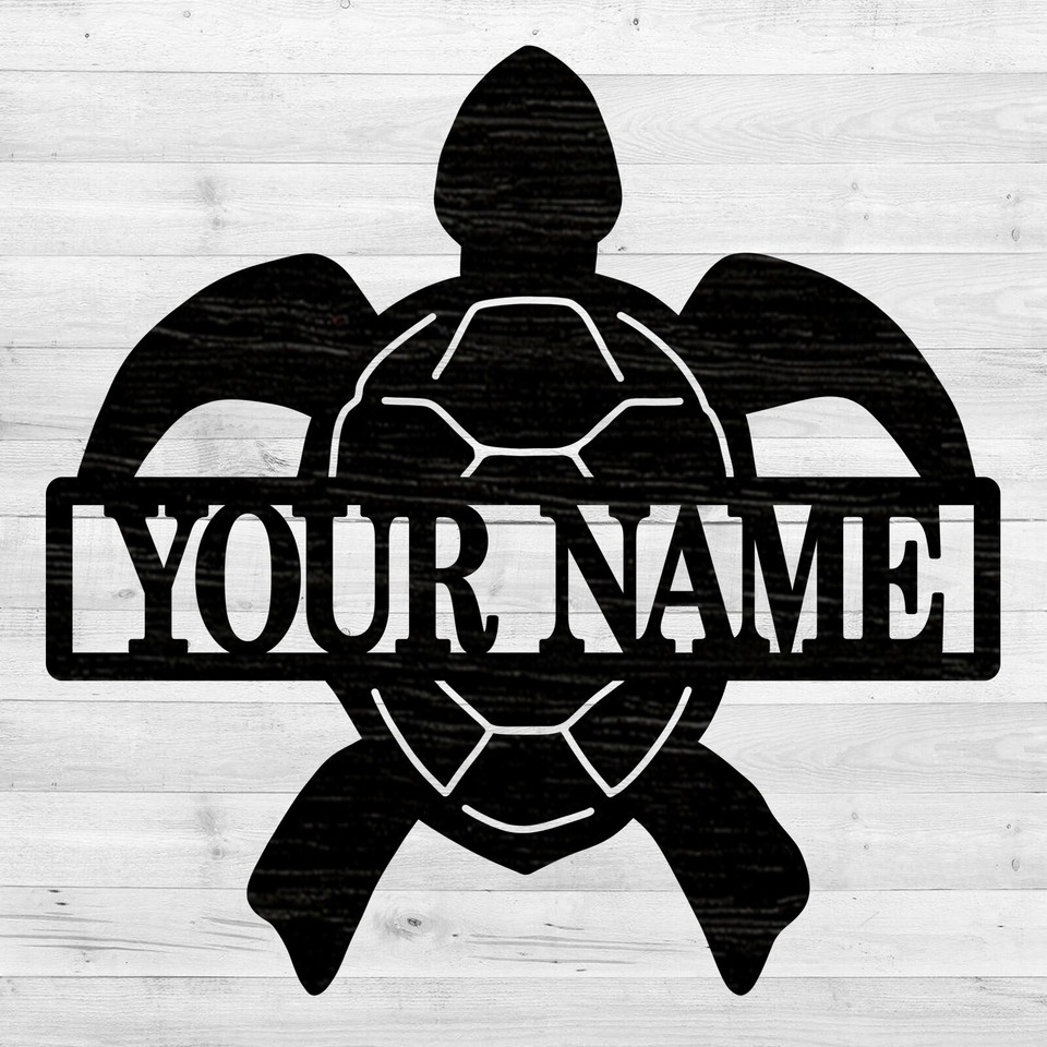 Personalized Sea Turtle Name sign, Wood plaque sign,wood Crafts | eBay