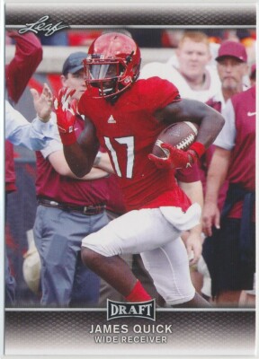 James Quick 2017 Leaf Draft Football #33 Louisville Cardinals ROOKIE | eBay