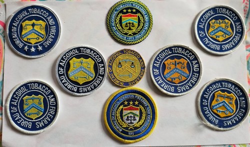 9 Different ATF Patch Federal Police Very Old Treasury Seal | eBay