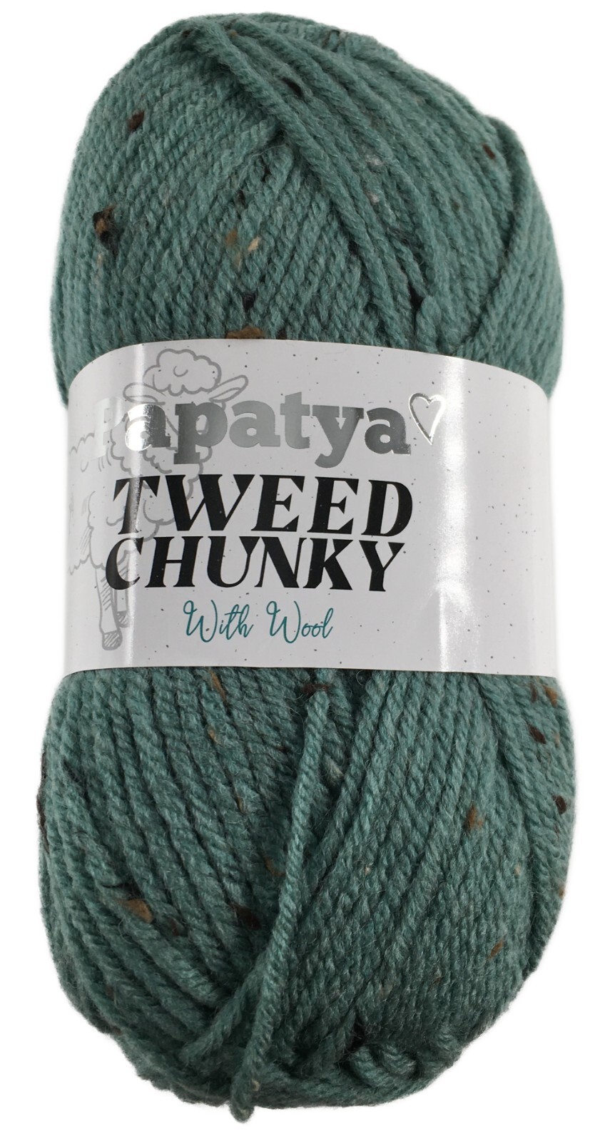 Papatya Chunky Tweed With Wool 100g Ball Knitting/Crochet | eBay UK