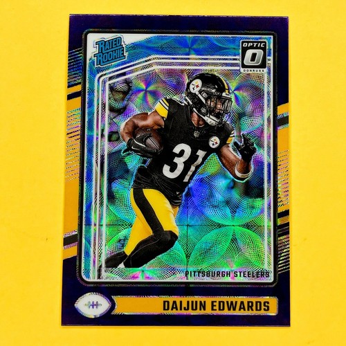 2024 Panini Donruss Optic - Rated Rookie Daijun Edwards #223 Purple ...