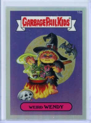 2013 Topps Garbage Pail Kids Chrome OS1 WEIRD WENDY & HAGGY MAGGIE ...