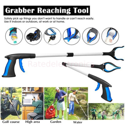 Industrial Grabber Tool Heavy Duty Pick Up Stick Hand Grip Reach Trash ...