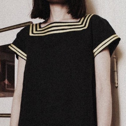 ICONIC APC Sailor Mini Dress 2010 Collection Navy Linen XS | eBay