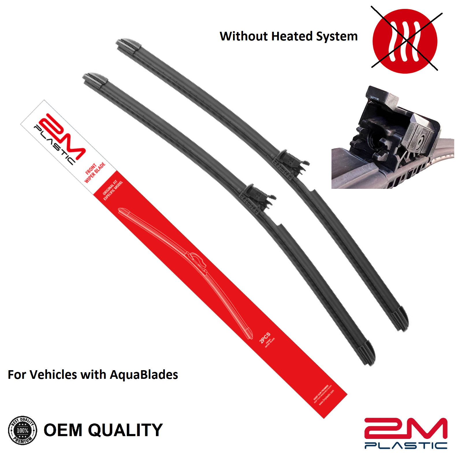 Front Windshield Wiper Blade For Volvo XC60 2018-2023 Without Heated ...