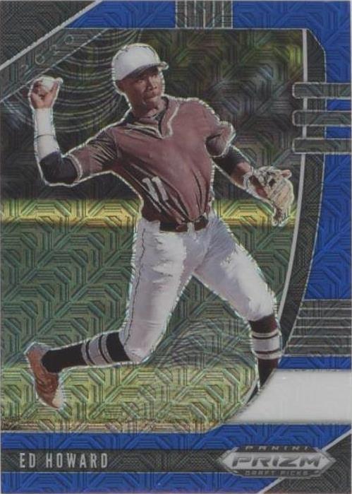 2020 Panini Prizm Draft Picks - Ed Howard #PDP16 Blue Mojo Prizm (RC) for sale online | eBay