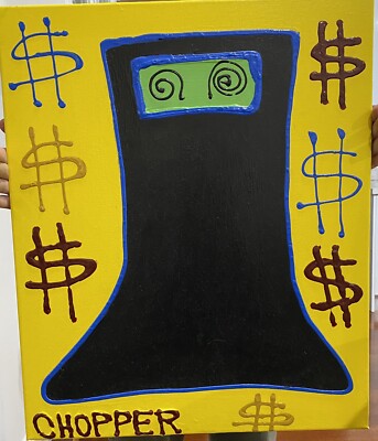 Mark Brandon "Chopper" Read Painting - "Ned In The Money” | eBay Australia