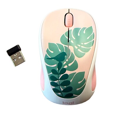Logitech Design Collection M317c Wireless Optical Mouse - Chirpy Bird ...