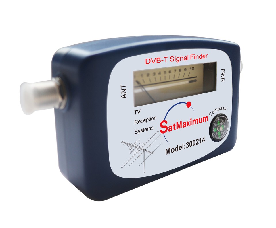DVB-T Antenna Signal Finder Strength Meter HDTV Aerial Terrestrial with ...
