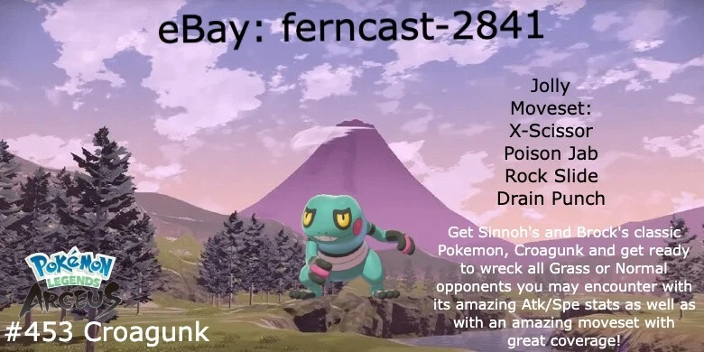 Shiny Croagunk Pokemon X
