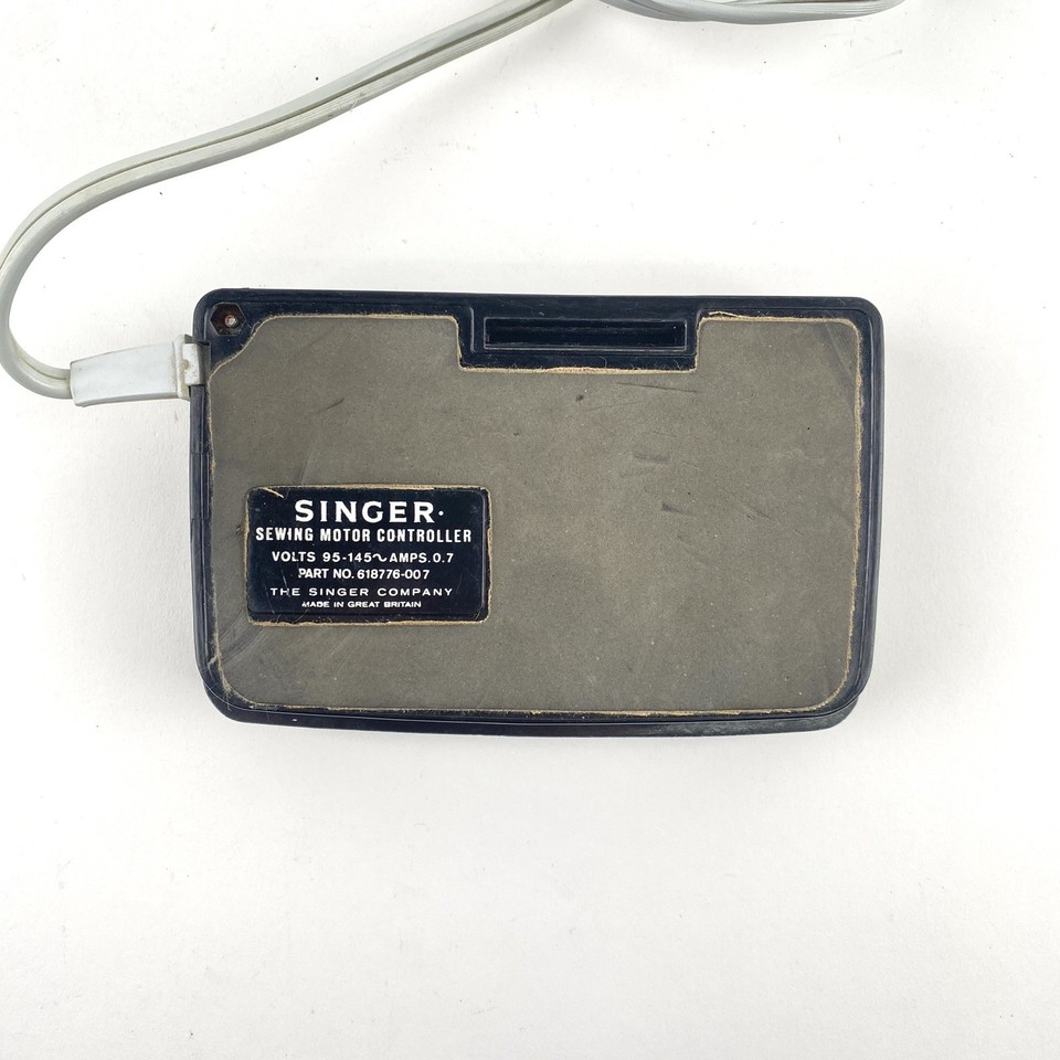 Vintage Singer Sewing Motor Controller No. 618776-007 Foot Pedal 95-145 ...