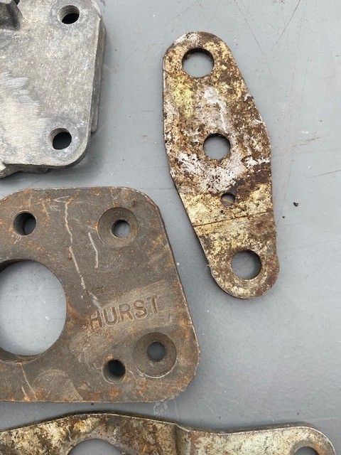 Vintage Hurst and other 4 Speed Shifter Mounting Plates LOT | eBay