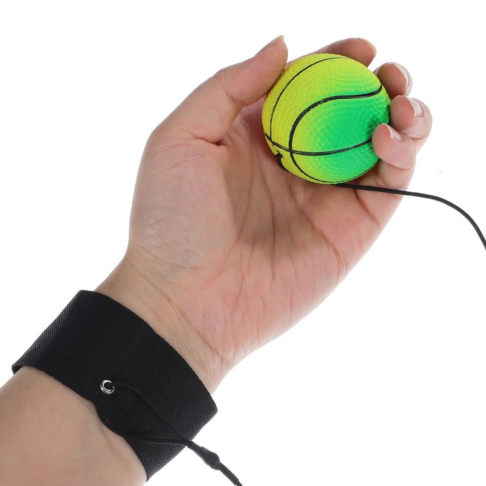 4 Pcs Wrist Balls Sports Balls on a String Rubber Rebound Balls Hand ...