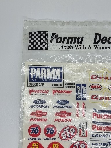 Vintage Parma International Decals STOCK CAR #10606 | eBay