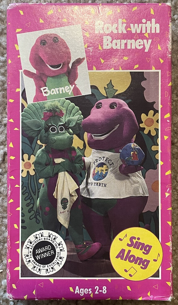 Vintage Barney Rock With Barney VHS 1991 | Grelly USA