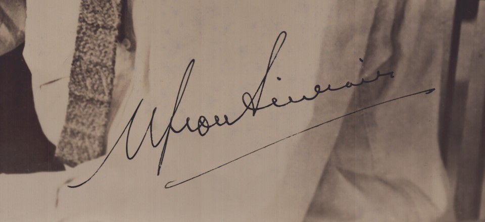 UPTON SINCLAIR - AUTOGRAPHED SIGNED PHOTOGRAPH | eBay