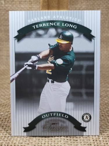 2002 Donruss Classics Terrence Long Baseball Card #87 Athletics FREE S ...
