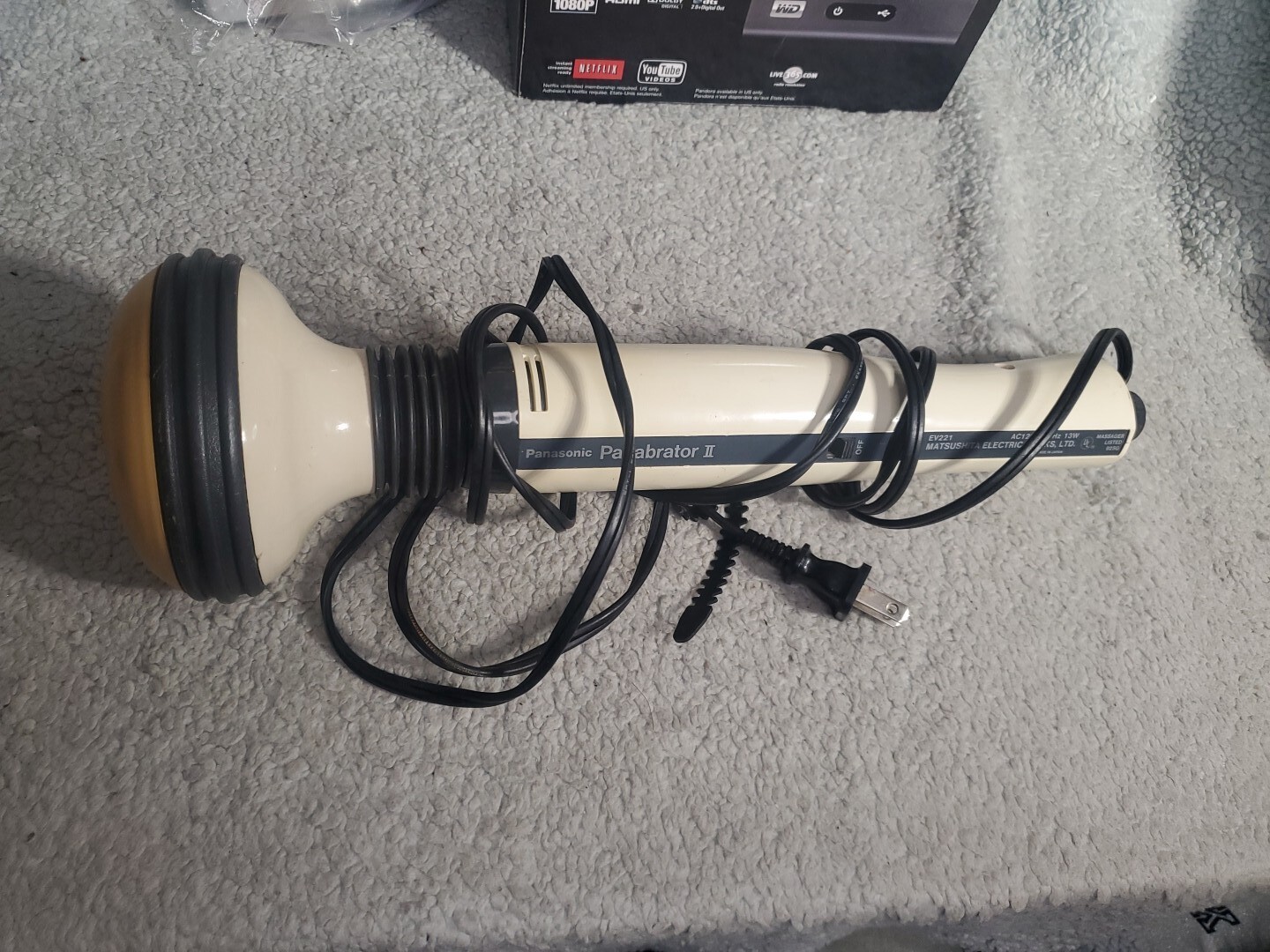 Panasonic Panabrator 2 II Variable Speed Massager EV221 for sale online ...