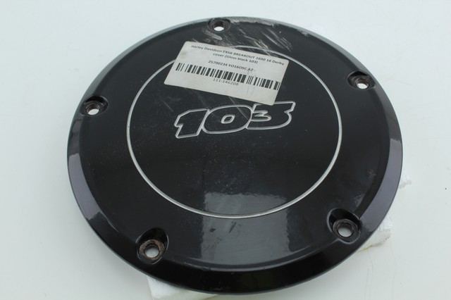 Genuine Harley-Davidson Derby Clutch Cover 103 Gloss Black Softail Dyna ...